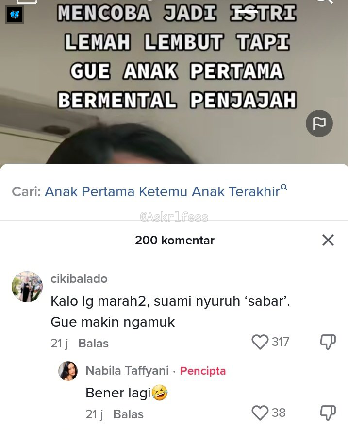 Askrlfess on Twitter: "[Askrl] yang anak pertama relate ga wkwkwk 🤣🤣😭 ...