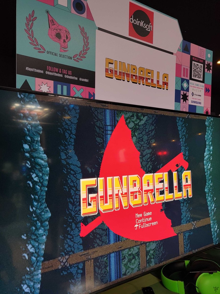 Devolver Digital on Twitter: "Thanks to all that came by to play Terra Nil and Gunbrella ...