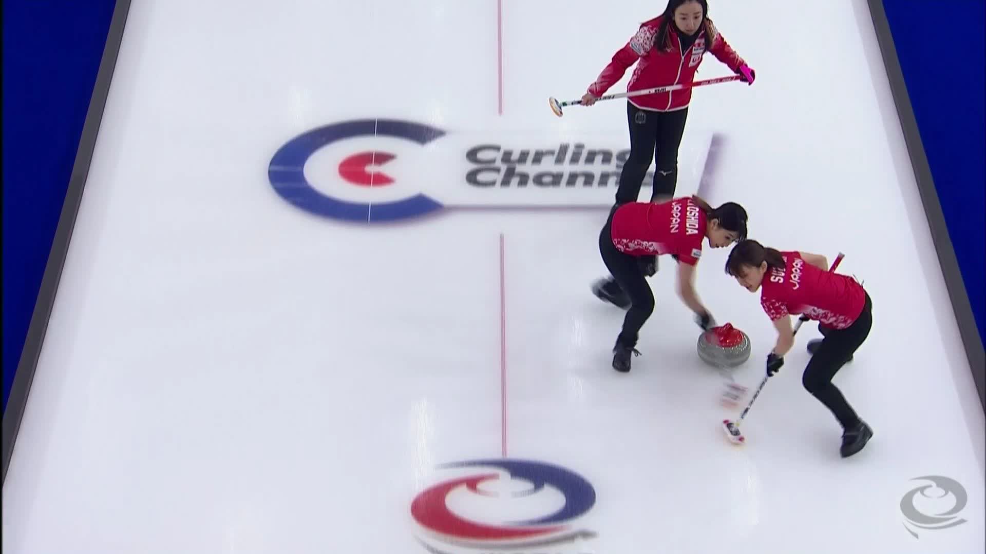 World Curling on Twitter: "Japan score the first points in the Gold Medal game, finishing a good ...