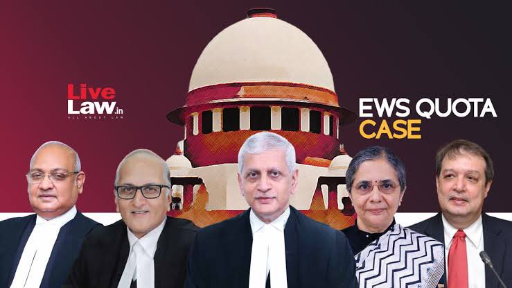 Live Law on Twitter: "#SupremeCourt to pronounce the judgment on the validity of EWS quota today ...