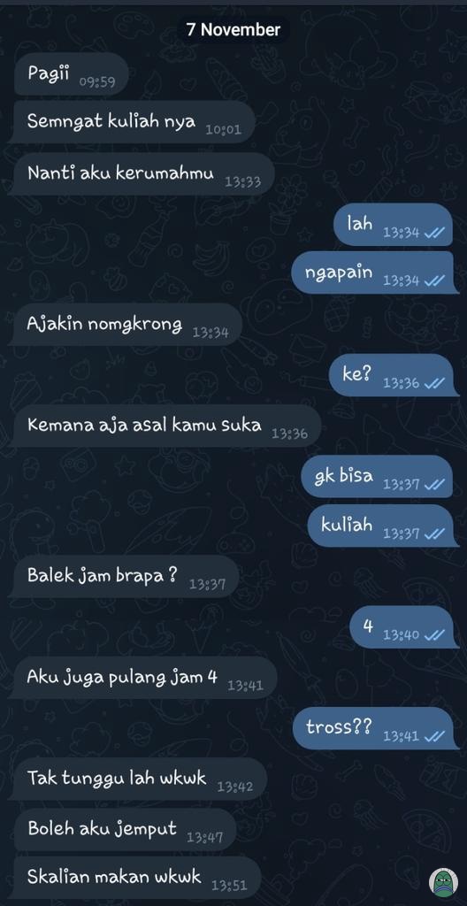 OPEN DM ㅡ Tanyarl 💚 on Twitter: "💚 2 tahun nge-crush dia,, sekarang tiba² chat gini, pengen ...