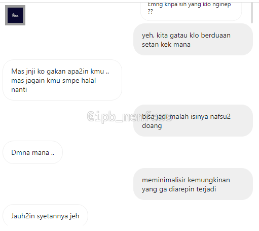 Draft IPB on Twitter: "punten, omongan cowo kek gini bisa dipercaya? hahahhaha https://t.co ...