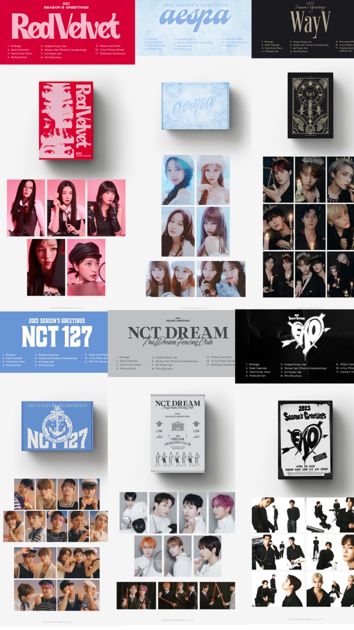 🇮🇩 INA GO SLAYOLAY • mention after dm pls on Twitter: "[WTS PO] SEASON GREETINGS SM ARTIST 2023 ...