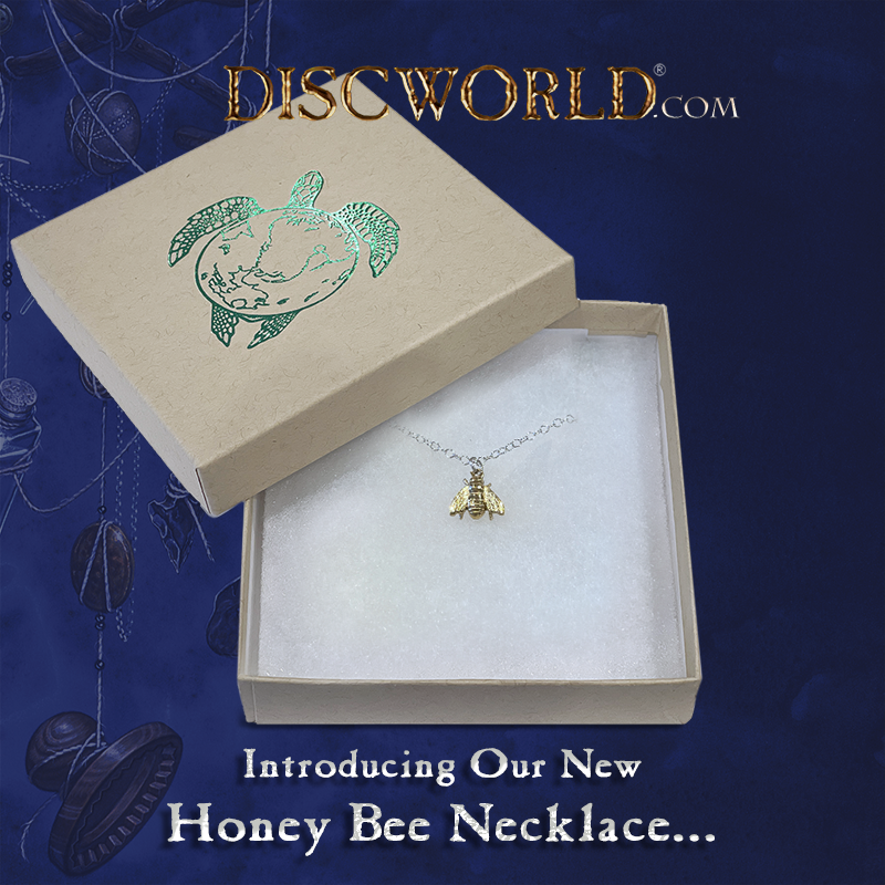 Discworld on Twitter: "Introducing our #honeybee 🐝necklace. 🗞 https://bit.ly/3EjrkUx ‘Oh, you ...