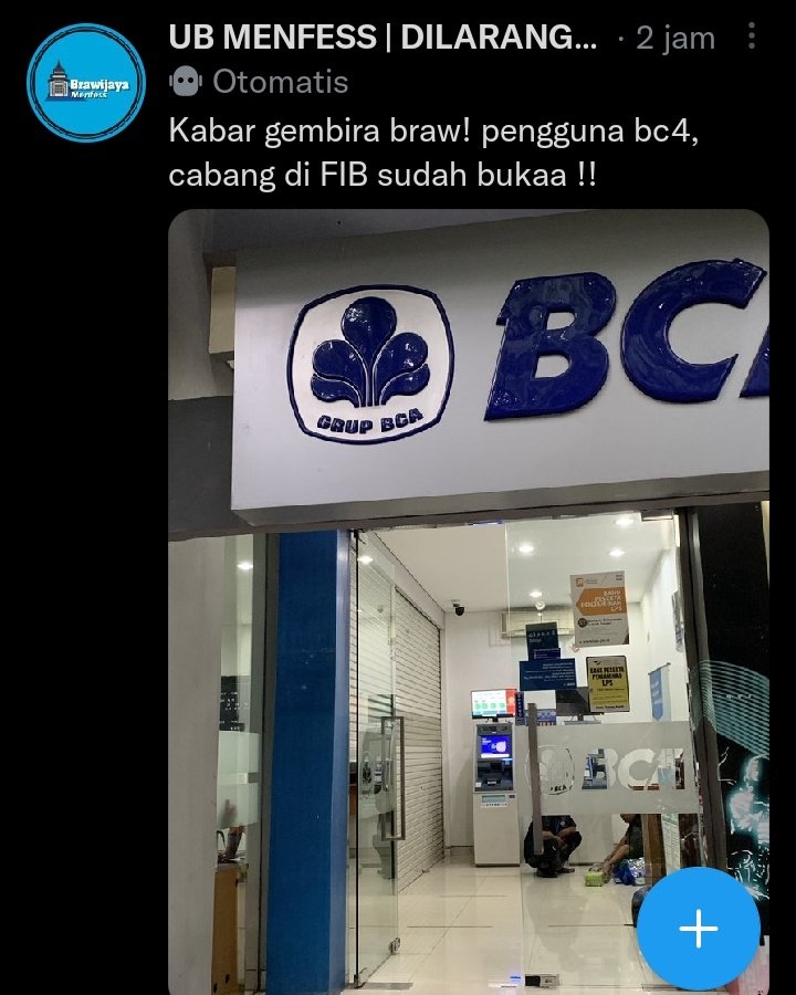 UGM_FESS on Twitter: "ugm_fess ugm kaga mau buka kh bank bca? jujur sbg anak rantau kaget di ...