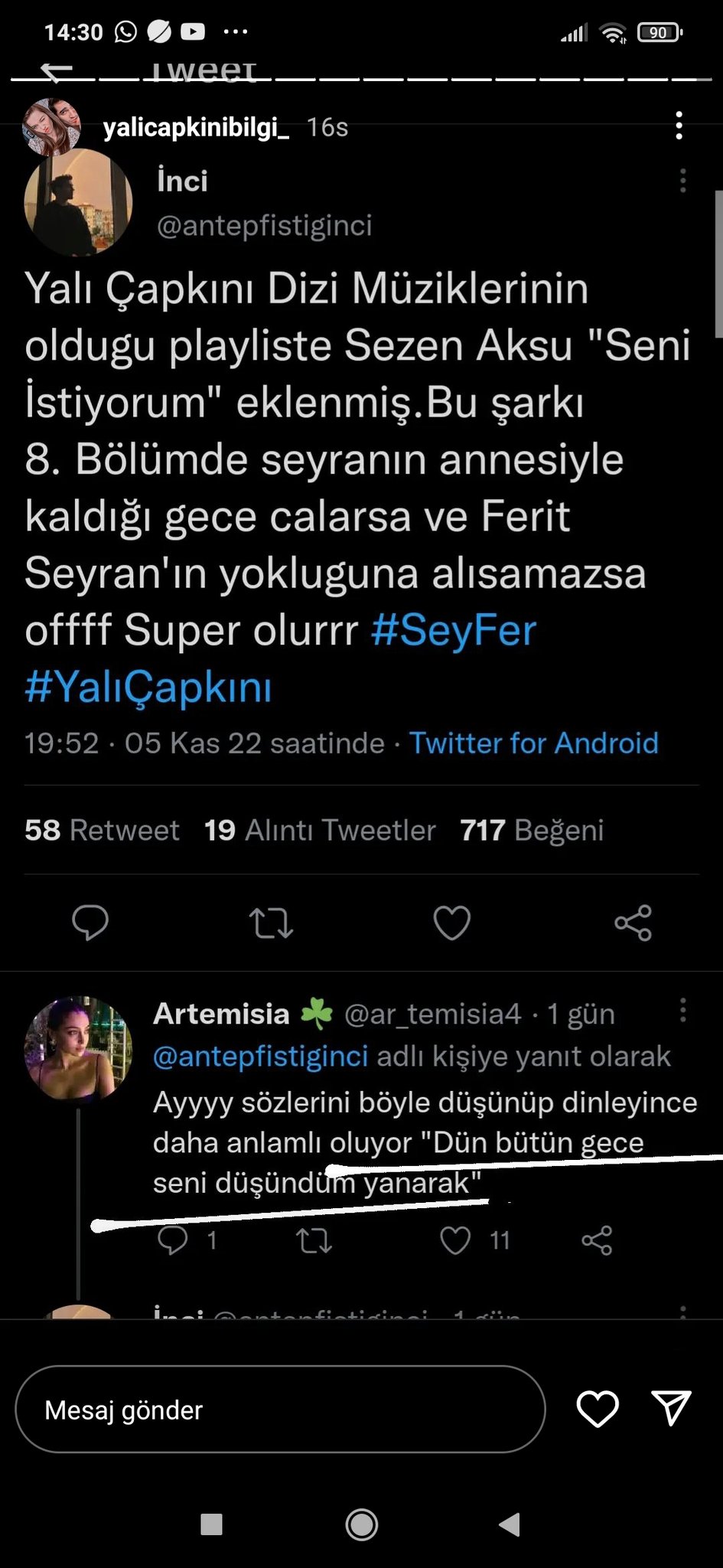İnci | Fan account fıstıkk on Twitter: İnci | Fan account fıstıkk on Twitter: