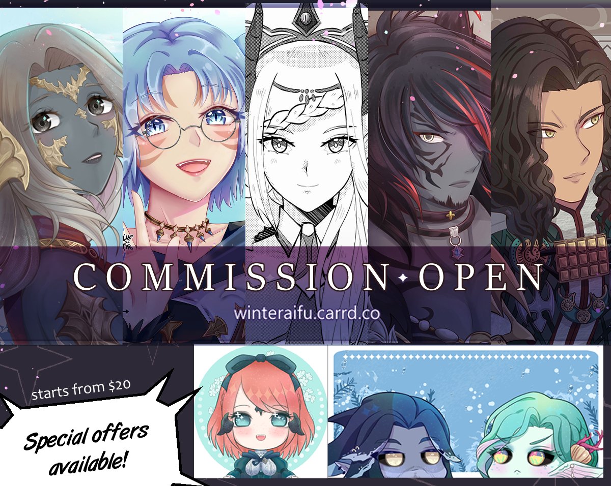 Art Commission Bot on Twitter: "RT @winter_aifu: [RTs and likes are very appreciated!!] ️AiFu ...