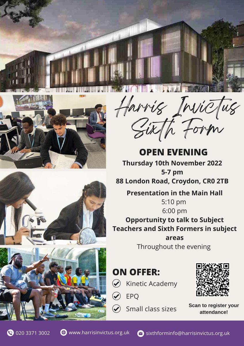 Welcome to Harris Invictus Academy Croydon