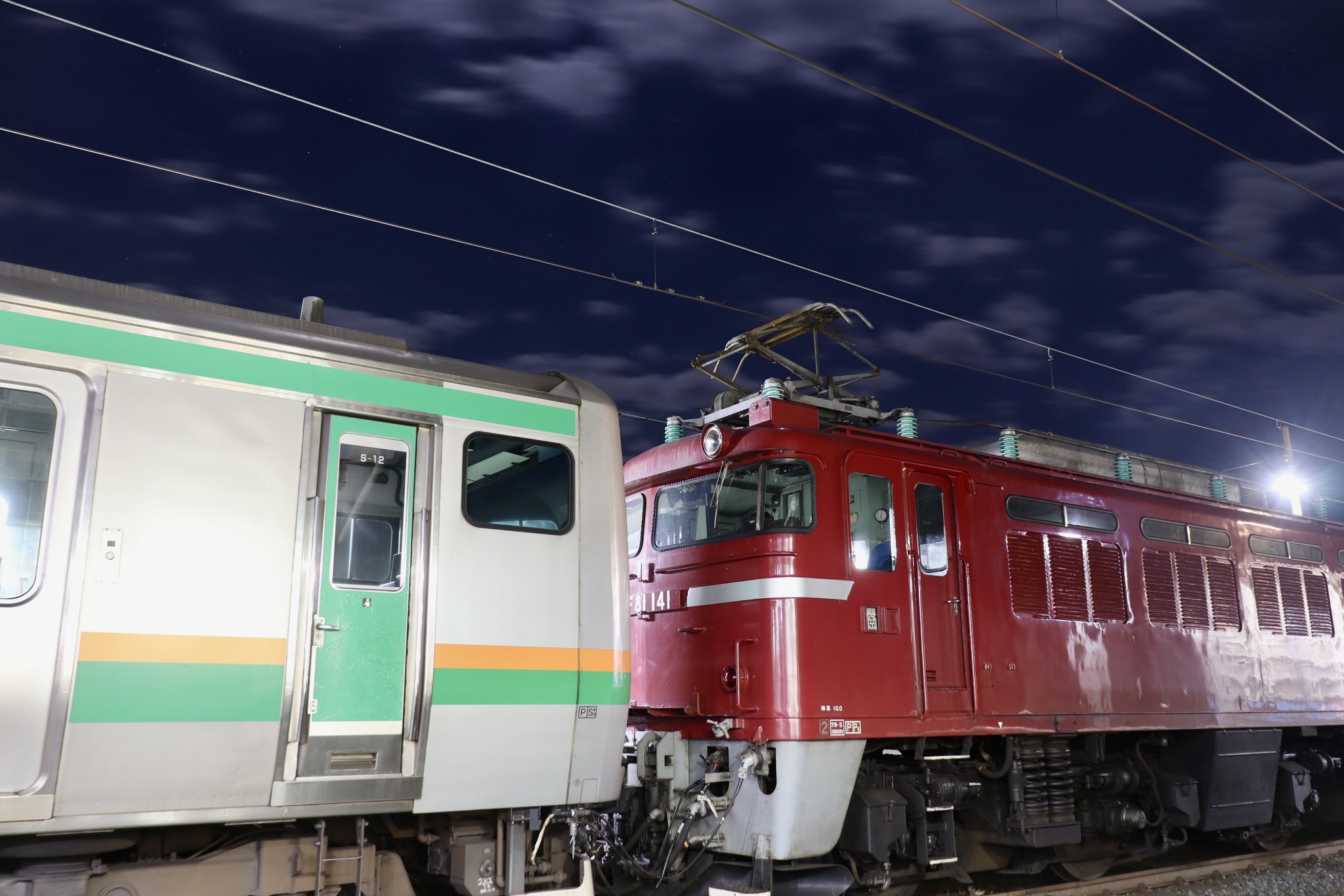 ShuriShukura on Twitter: "配8844レ AT出場 EF81 141＋E231系 S-12編成 AT出場久々でした https://t.co/yx3BqzMmes ...