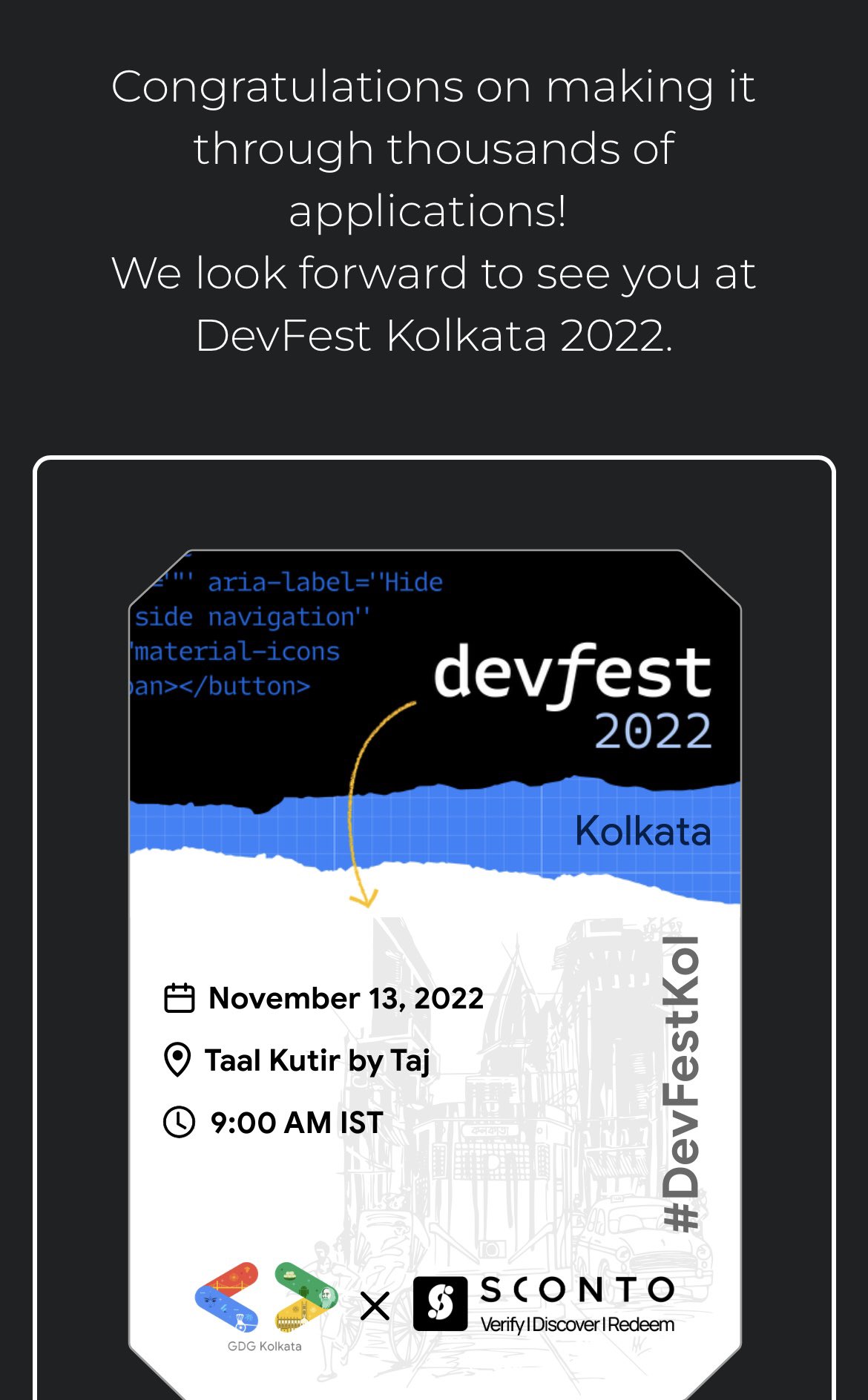 Rishika Ghosh on Twitter: "Will be attending DevFest Kolkata!! Looking forward to meet new ...