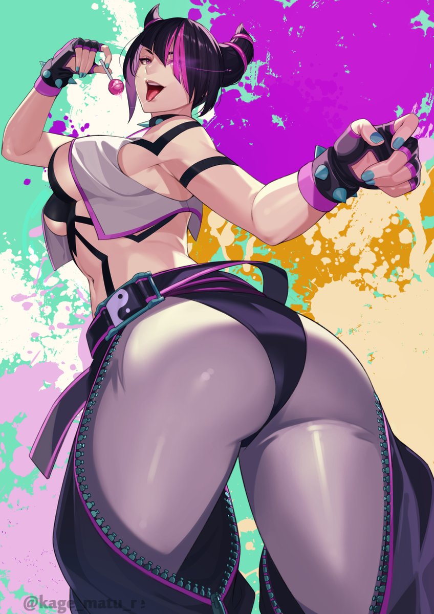 Ant on Twitter: "Art Feature: Juri, by @kage_matu_re! Digital highres image (Free): https ...