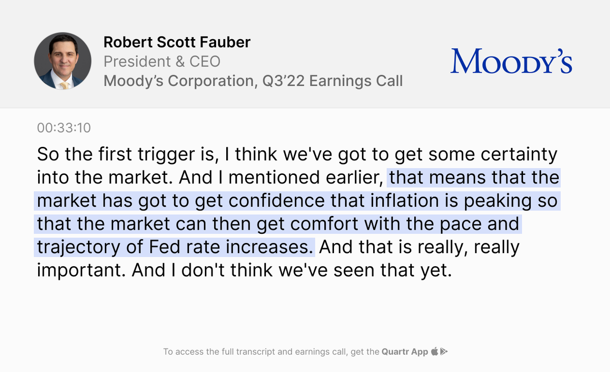 The major rating agencies can usually tell us a lot about the overall ...