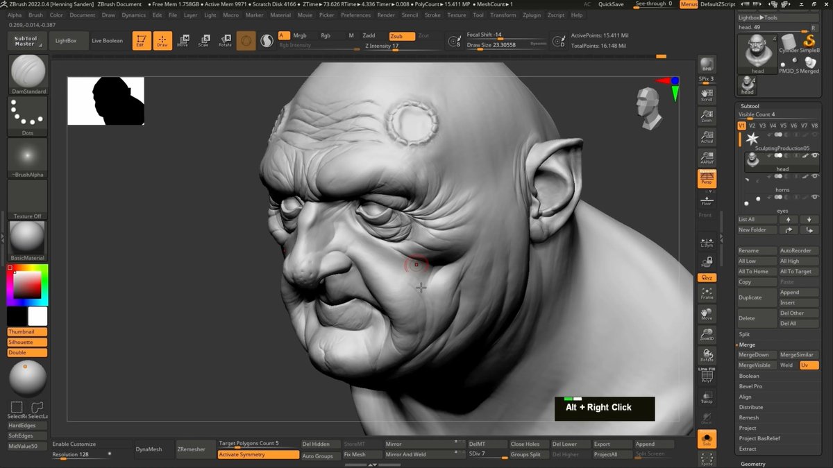 FlippedNormals on Twitter: "Learn to create a realistic character portrait with our exclusive ...