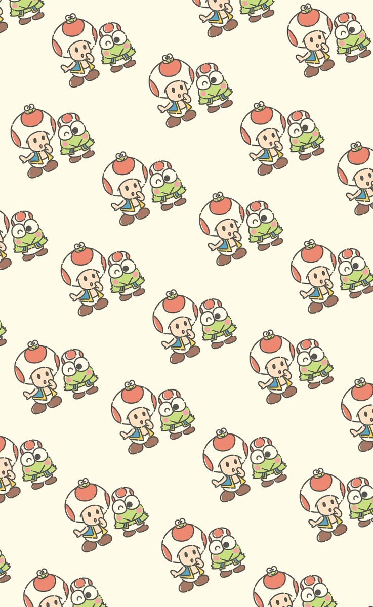 ルイージ 「Super Mario + Sanrio CollabWallpapers 」|iago 💙 poc conのイラスト