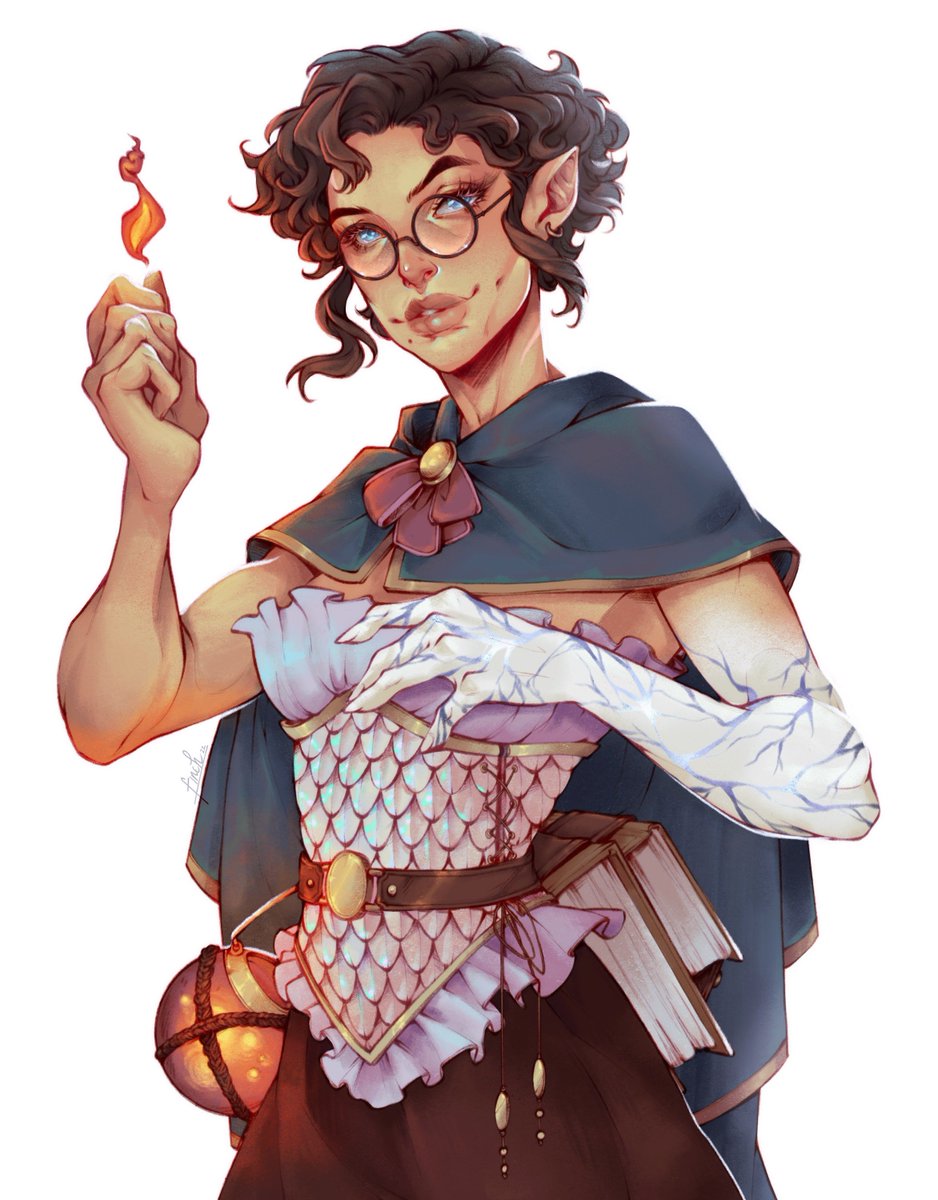 「Ciavelle, Evocation Wizard for Autumn 」|Tamaraのイラスト