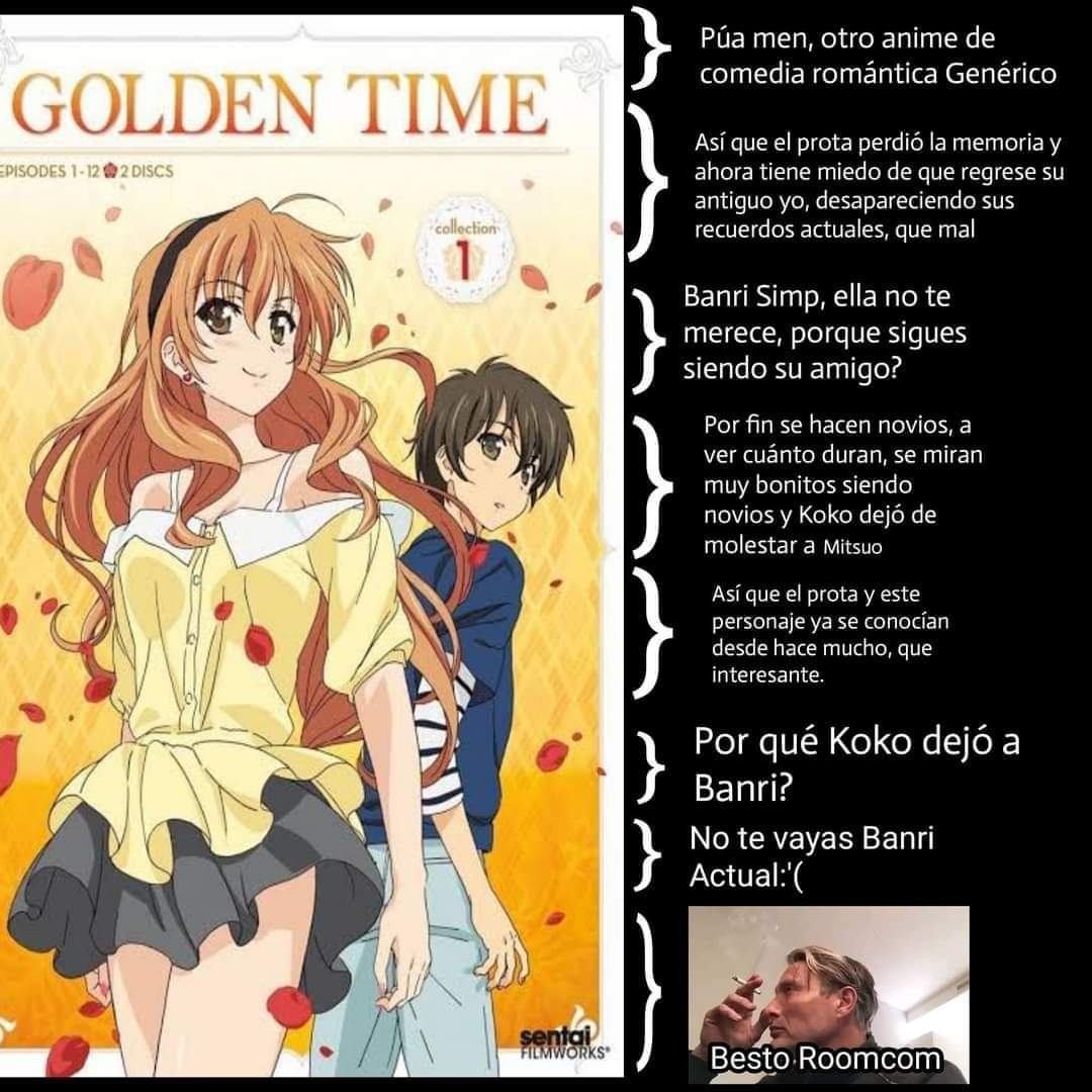 El Cóndor on Twitter: "¿Alguno de ustedes vio Golden Time? Es un romcom pero de esos que te dan ...