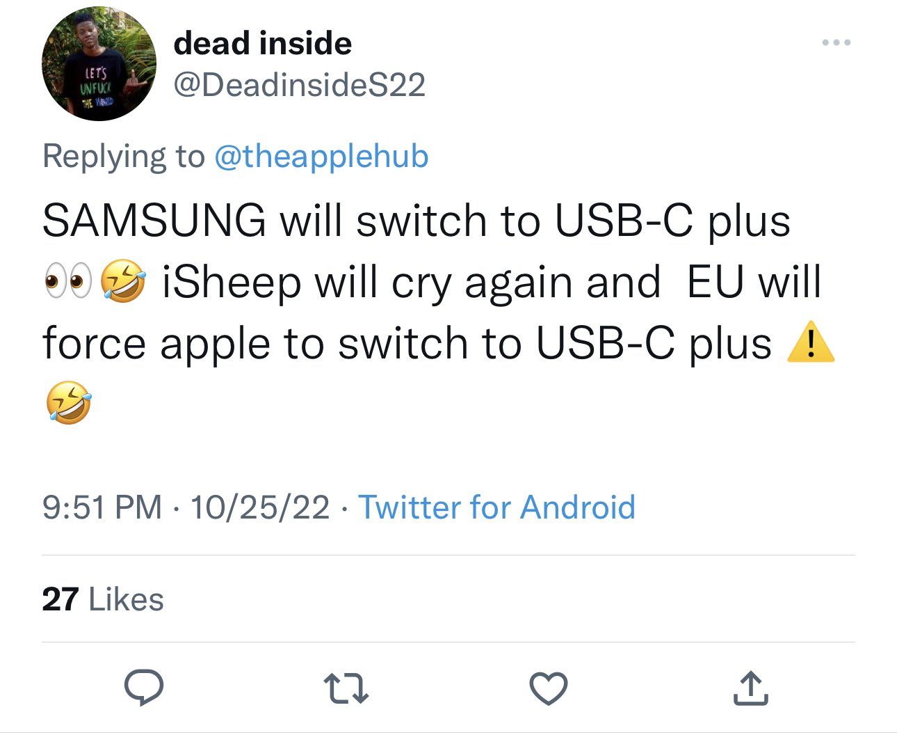 Tim "Mr. Cock" Cook (Parody) on Twitter: "USB-C Plus? https://t.co/K7esCnm6py" / Twitter