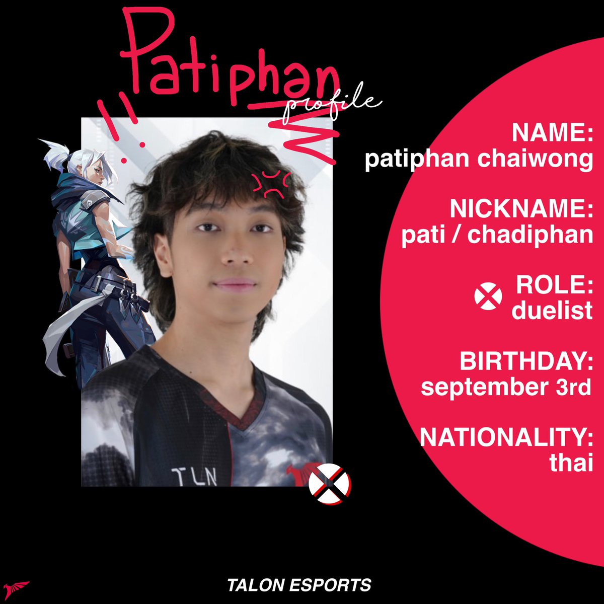 spookby 👻 #1 patifan on Twitter: "#SOARWITHTALON — #patiphan profile!"