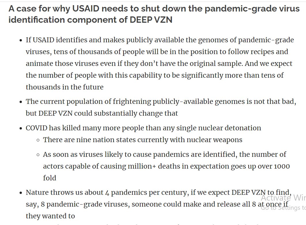 Oh Oh...! 1. After PREDICT and GVP (Global Virome Project), we now have ...
