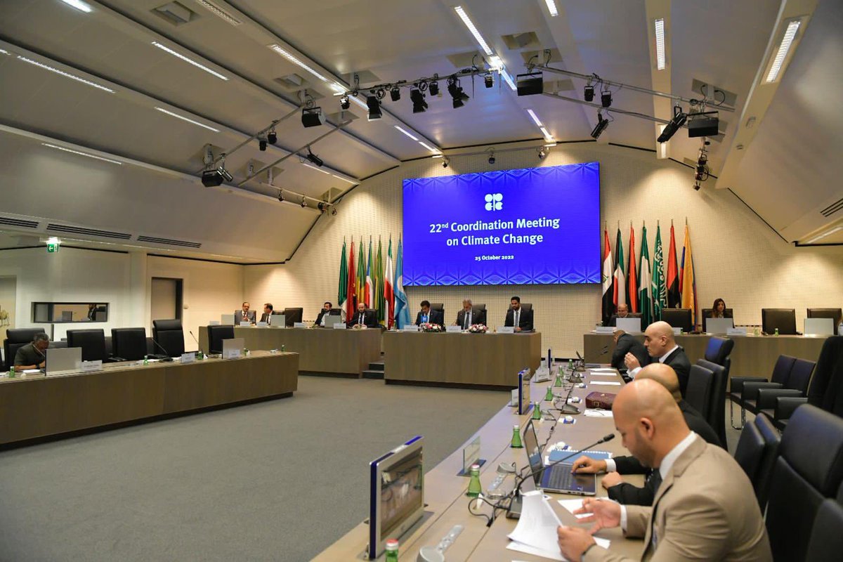 OPEC on Twitter: "OPEC hosted the 22nd Coordination Meeting on Climate Change at the OPEC ...