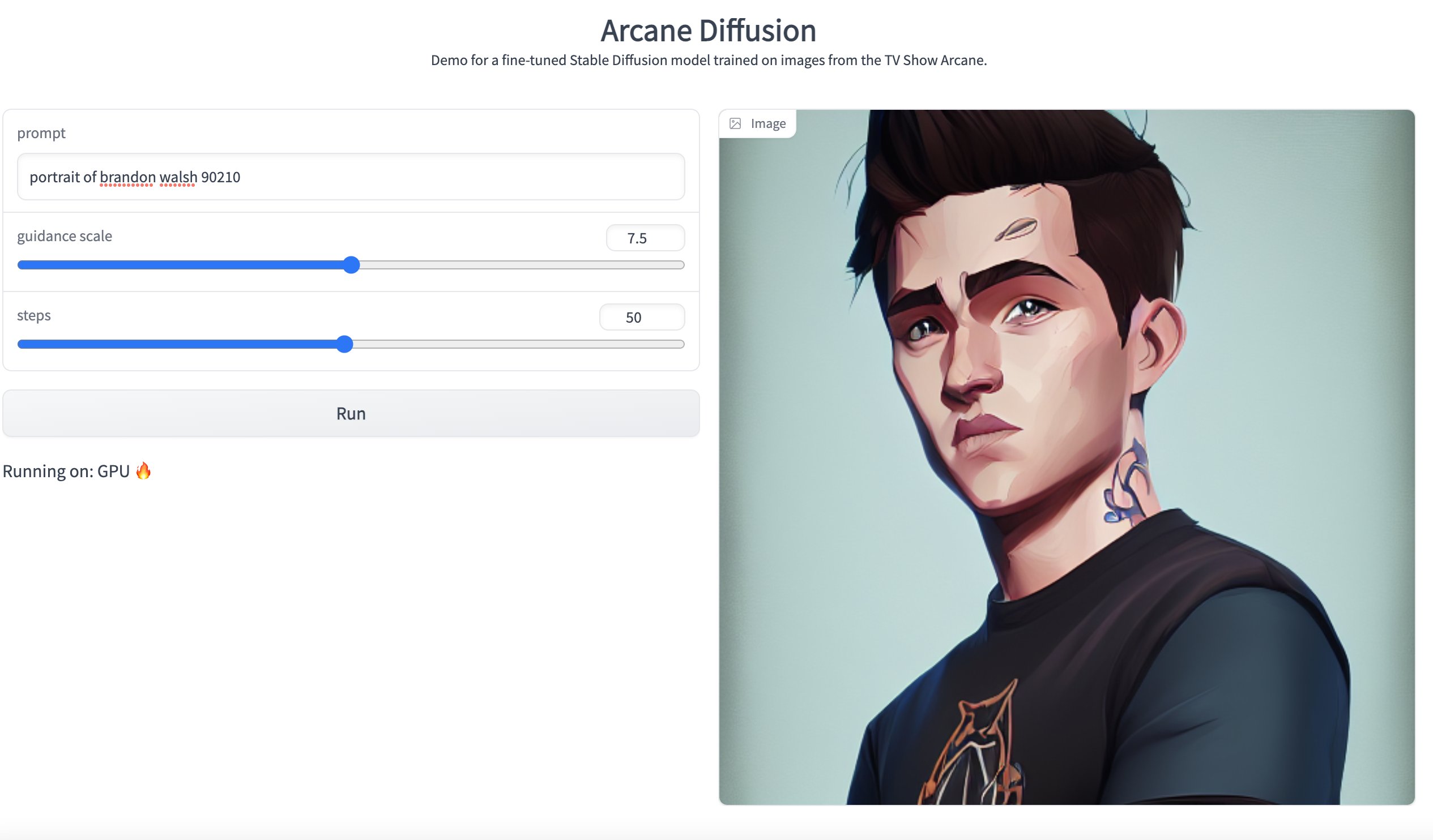 AK on Twitter: "The @Gradio Demo for Arcane Diffusion: fine-tuned Stable Diffusion model trained ...
