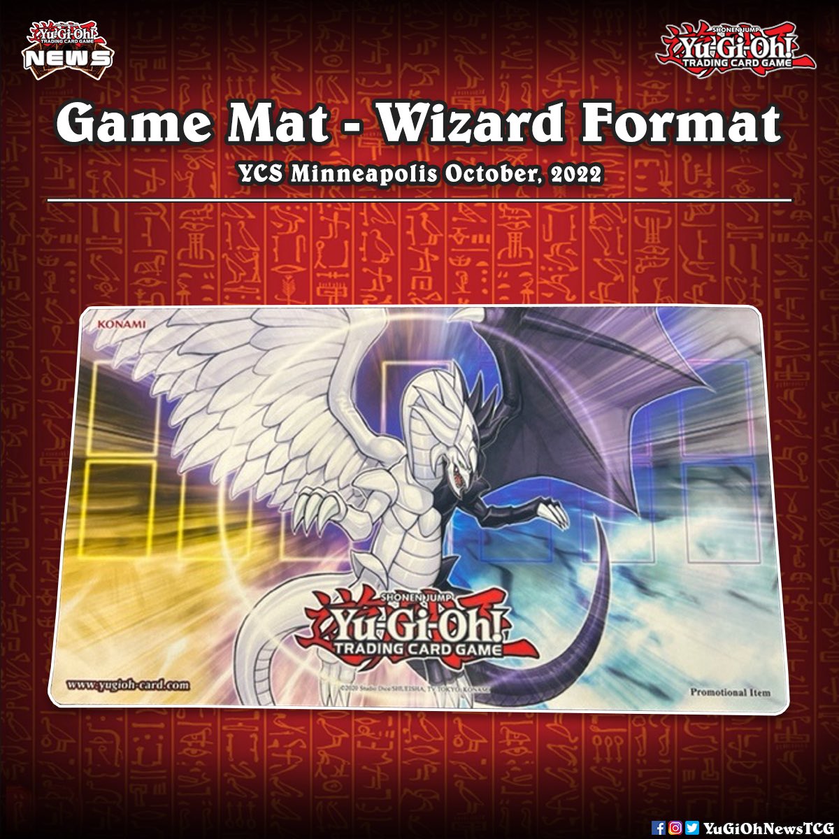 YuGiOh News on Twitter: " 𝗧𝗶𝗺𝗲 𝗪𝗶𝘇𝗮𝗿𝗱 𝗚𝗮𝗺𝗲 𝗠𝗮𝘁 The new Game Mat for the “Time Wizard Format ...