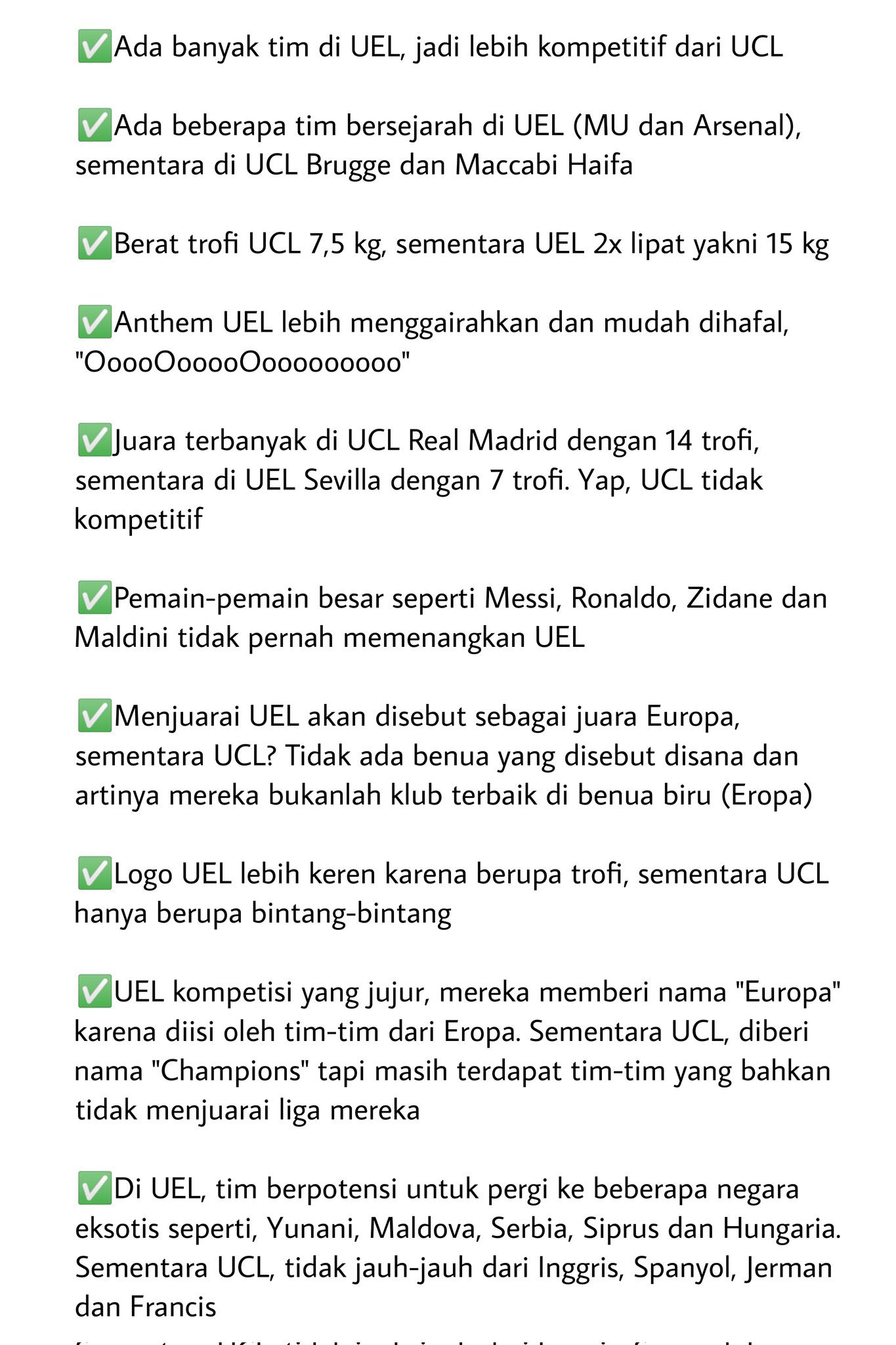 Extra Time Indonesia on Twitter: "Mengapa UEL > UCL 😡 https://t.co/7jJgIVBT08" / Twitter