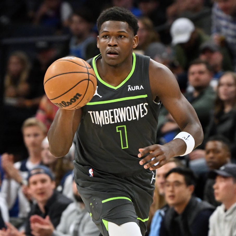 Sexto Hombre on Twitter: "Anthony Edwards clavó ¡5! triples en el PRIMER cuarto."