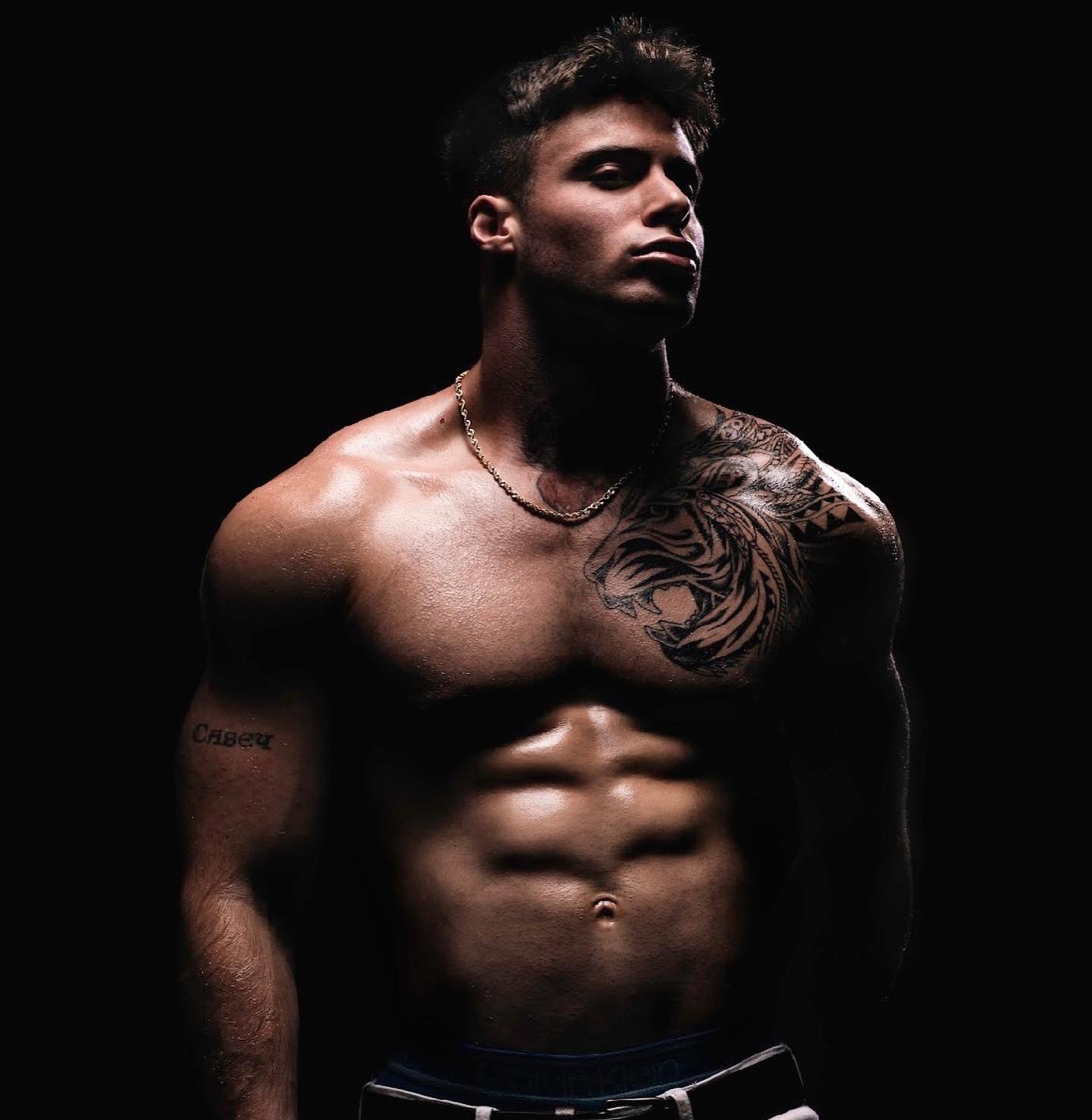 Male Fitness Model Tattoo