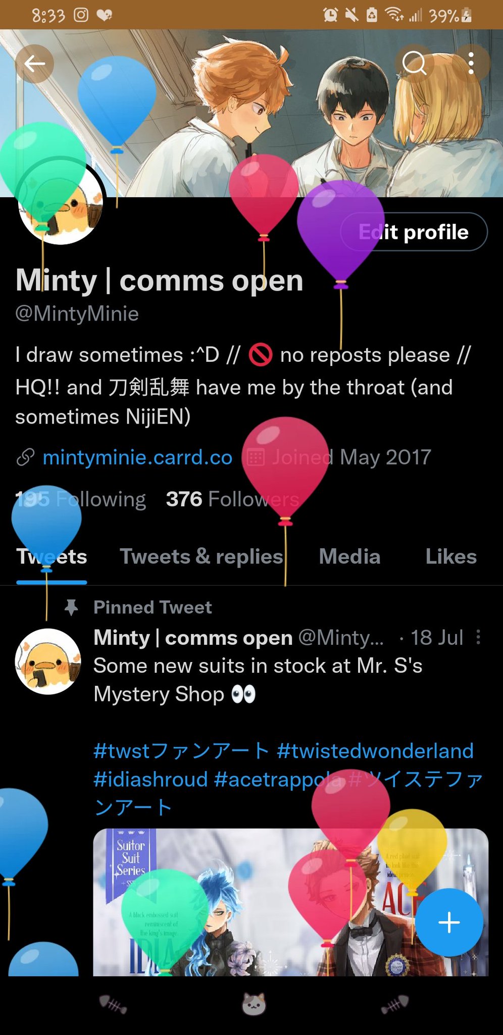 Minty | comms open on Twitter: "AYO I DIDNT KNOW TWITTER DID THAT To another yearrr 🎉 https://t ...
