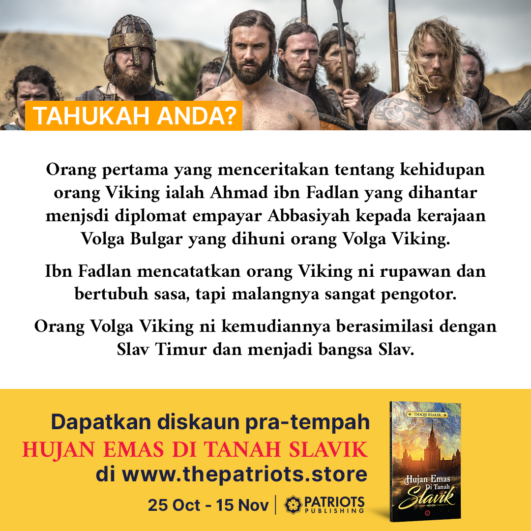 The Patriots on Twitter: "Kena tengok Viking kat Netflix kalau nak tengok reaksi orang Viking ...