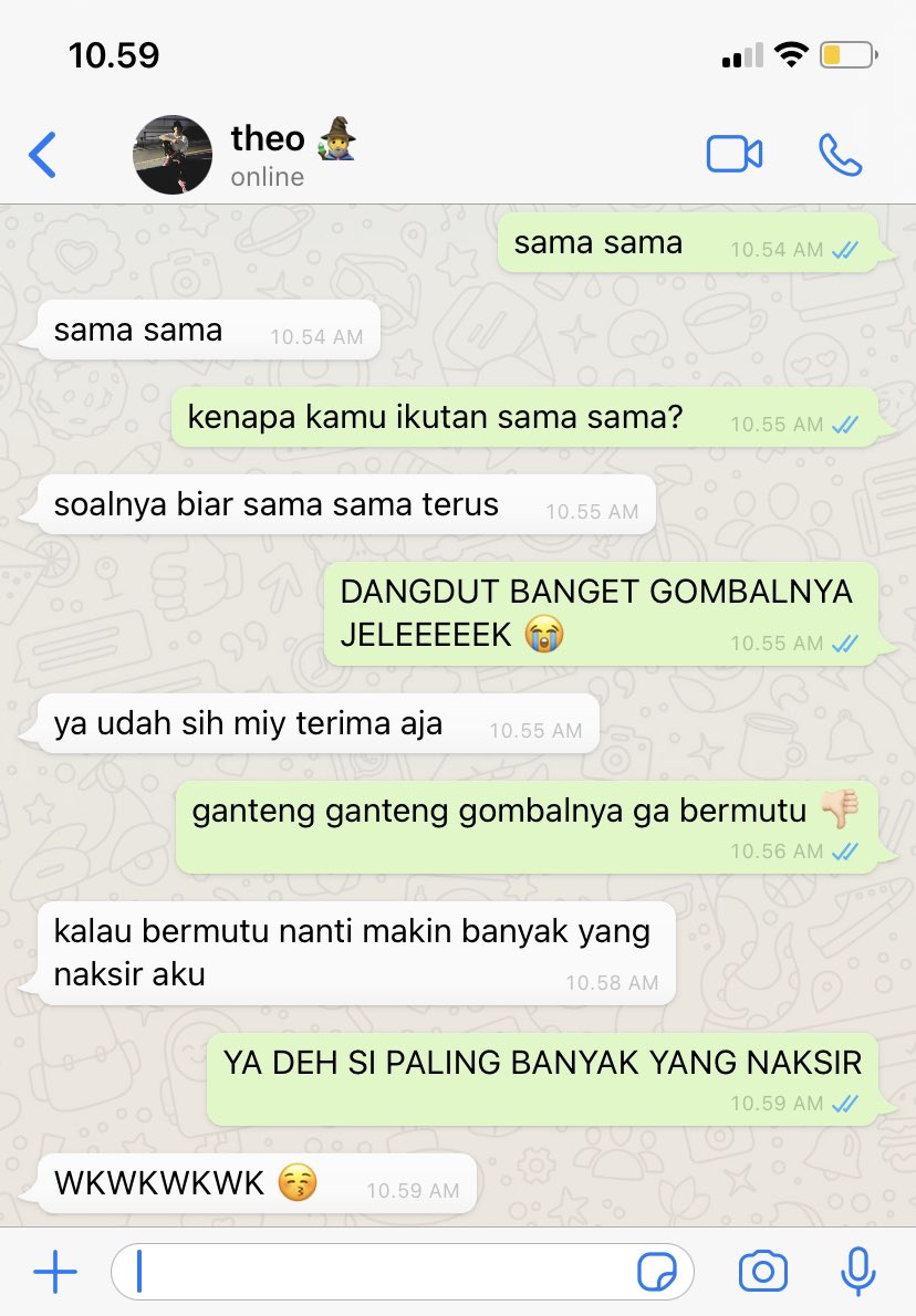 kil on Twitter: "sama sama"