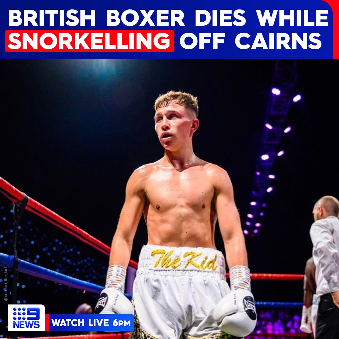 British champion boxer Cam Shaw has been identified as the snorkeller ...