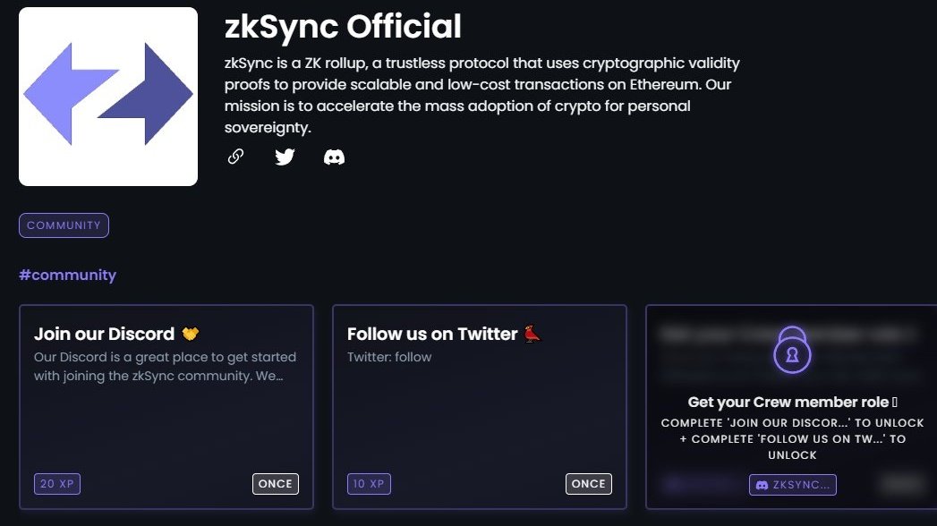 LUCIFER_OF_WEB3-DANNY_FIRST_SON🧸🐝 on Twitter: "@zksync is live on @crew3xyz Complete the 3 task ...