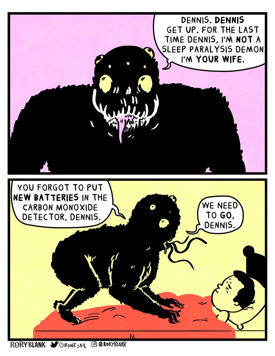 「sleep Paralysis Demon 」 Rory Blankの漫画