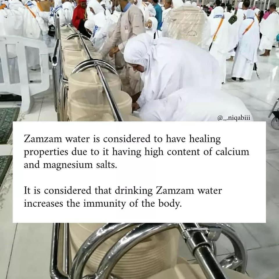 Zamzam water 💦 📌 1/3📖 - Thread from 𝐄𝐐𝐑𝐀𝐀𝐀𝐌👳🏻‍♂️ @Eqraaam - Rattibha