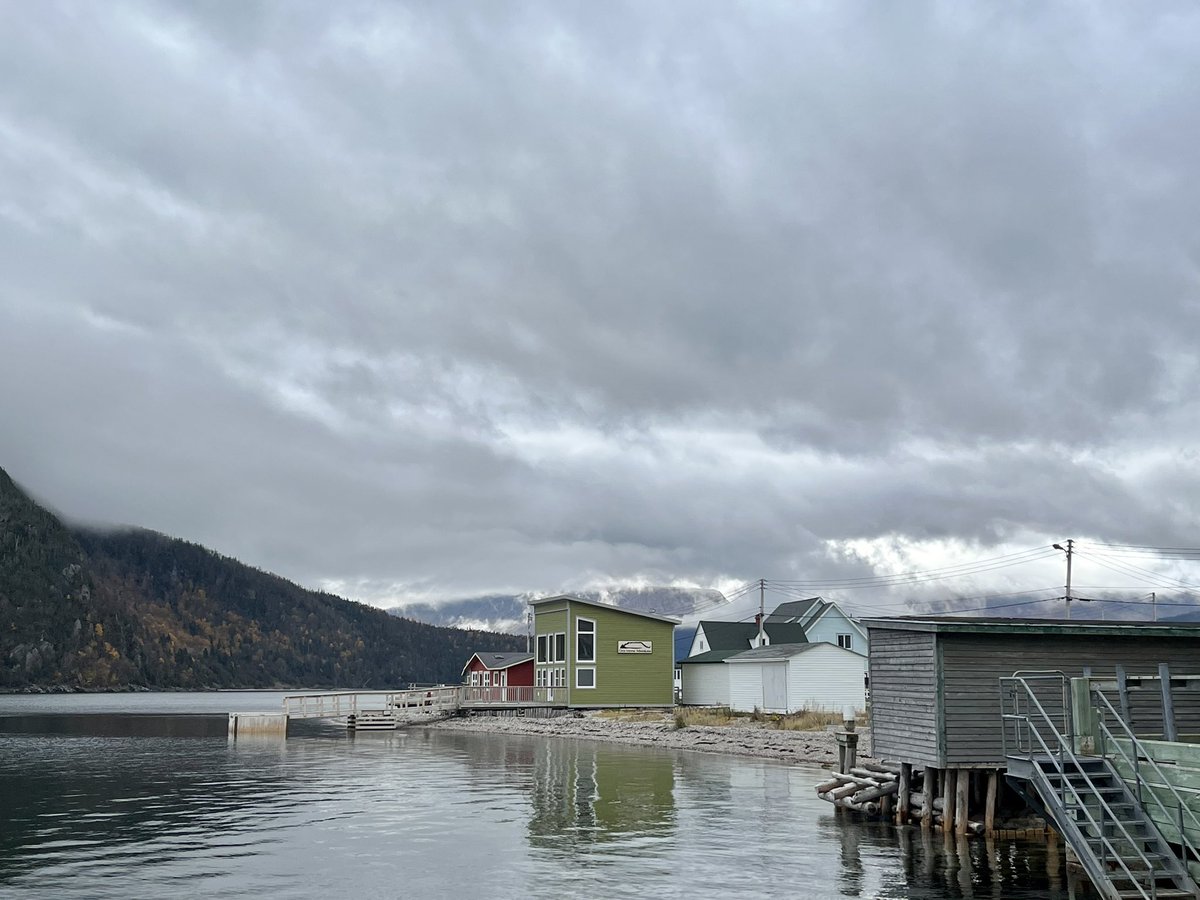 A quiet morning down by the water in Norris Point. This is a very ...