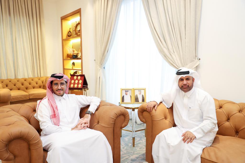 كتارا | Katara on Twitter: "The G.M of #Katara, H.E Prof.Khalid bin Ibrahim Al-Sulaiti, met H.E ...