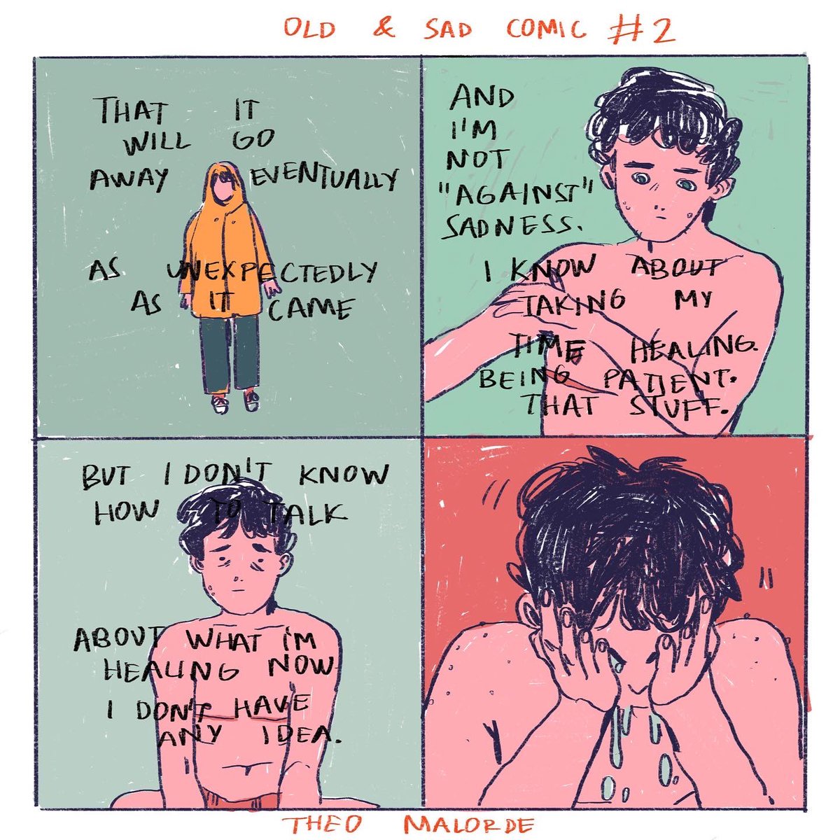 theo 🦡 on Twitter: "a sad comic about feeling betrayed by the universe."