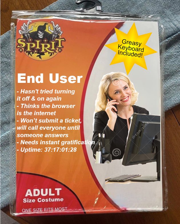 sysengineer on Twitter: "Like my Halloween costume? https://t.co/dXtMsqzaDi" / Twitter