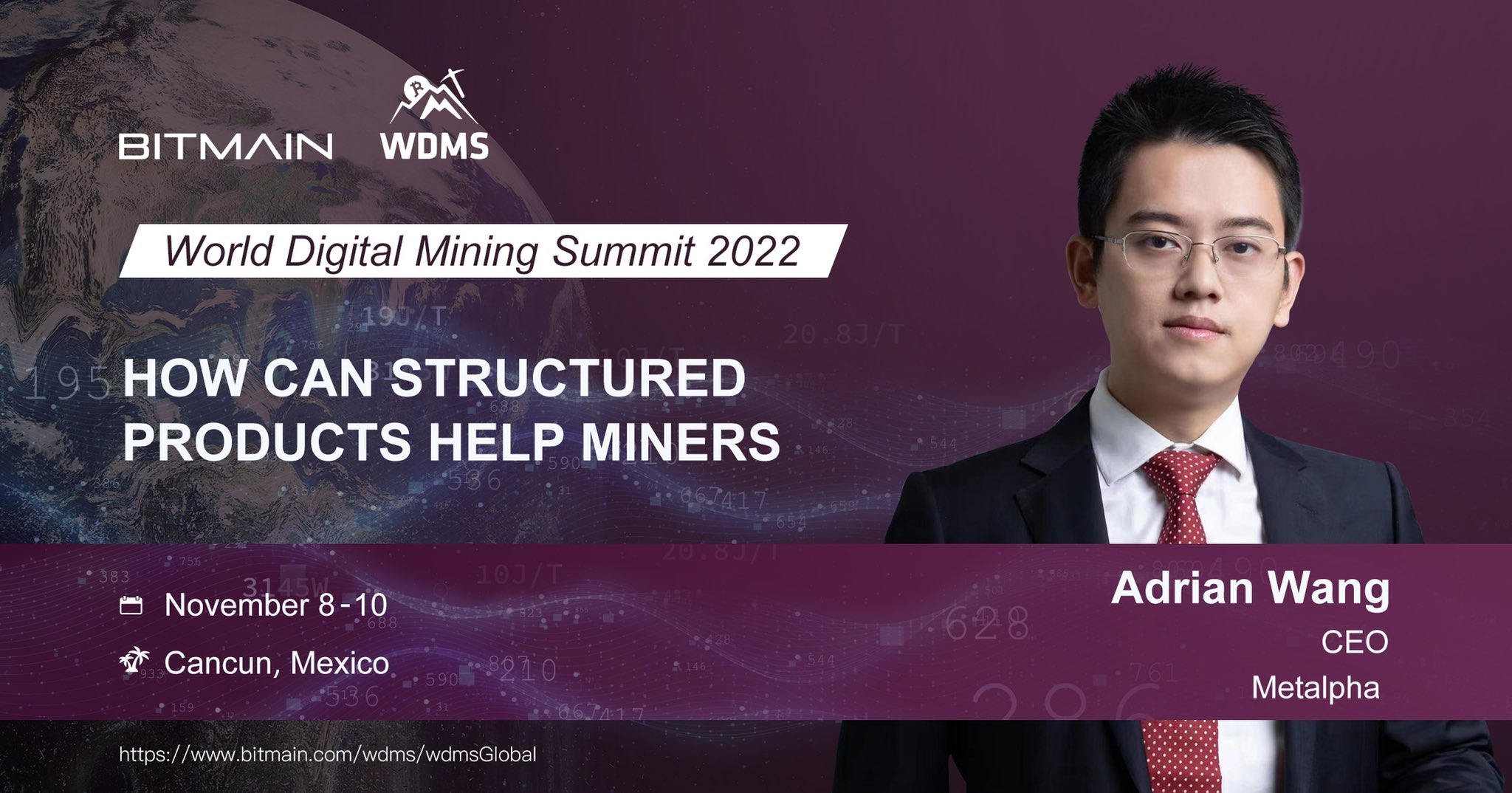 BITMAIN on Twitter: "📢📢#BITMAIN is honored to have Adrian Wang, the CEO of @MetalphaPro and ...