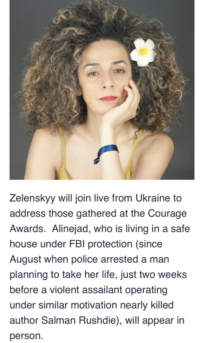 Mace On Twitter Rt Alinejadmasih Im Honored To Receive The 2022