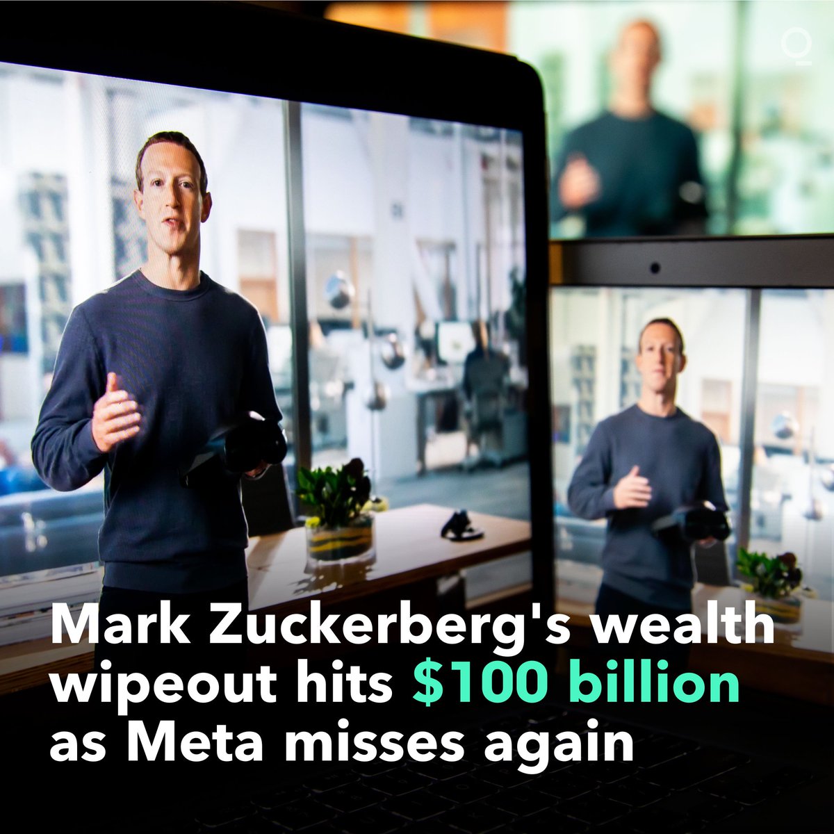 As Mark Zuckerberg focuses on the metaverse, his net worth has tumbled by more than $100 billion ...