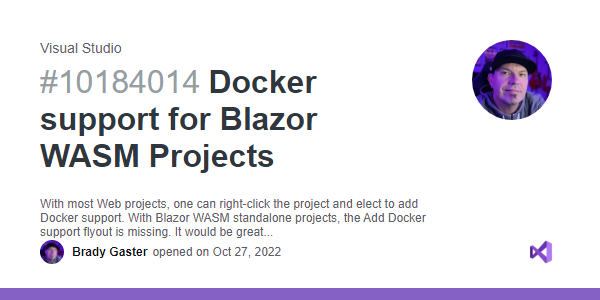 Tim on Twitter: "If you are doing #Blazor Wasm projects that are NOT aspnet-hosted, how are you ...