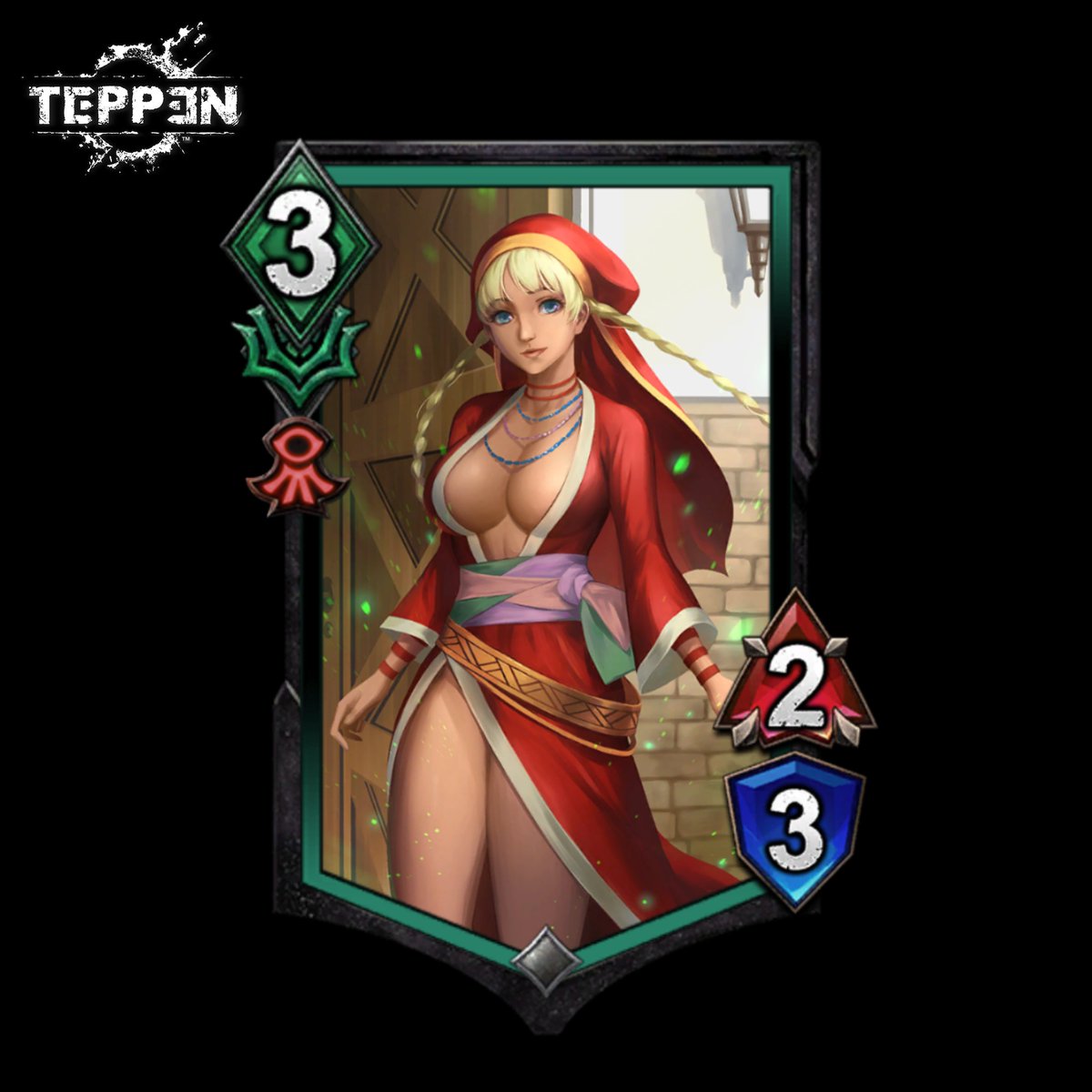 PlayTEPPEN on Twitter: "New Expansion Card Reveal "Melike" When played: Give 1 random friendly ...