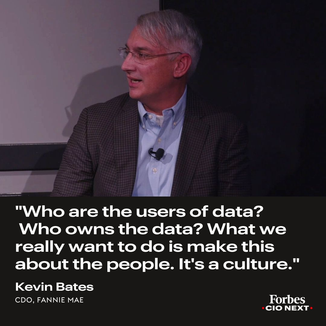 Kevin Bates, Fannie Mae's CDO, talks about culture of data at the 2022 ...