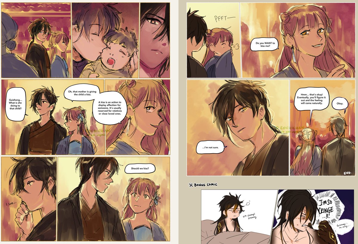 read L→R) silly #guili comic #GenshinImpact #Zhongli #Guizh」rochiの漫画