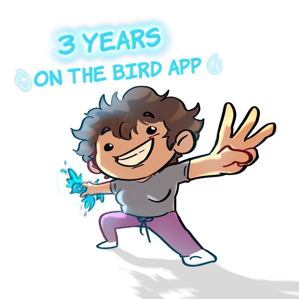 「It's my Twitter-versary! 」|_kairy_draws_のイラスト