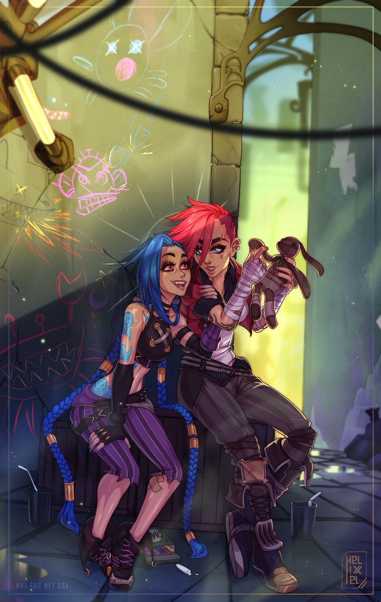 Ant on Twitter: "Artist Feature: @Helixel! She draws absolutely stunning illustrations, both OCs ...