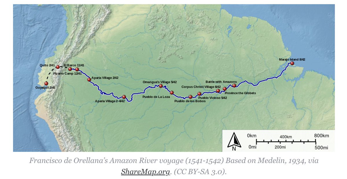 A chronicle of the first europeans to sail the whole Amazon river, in ...